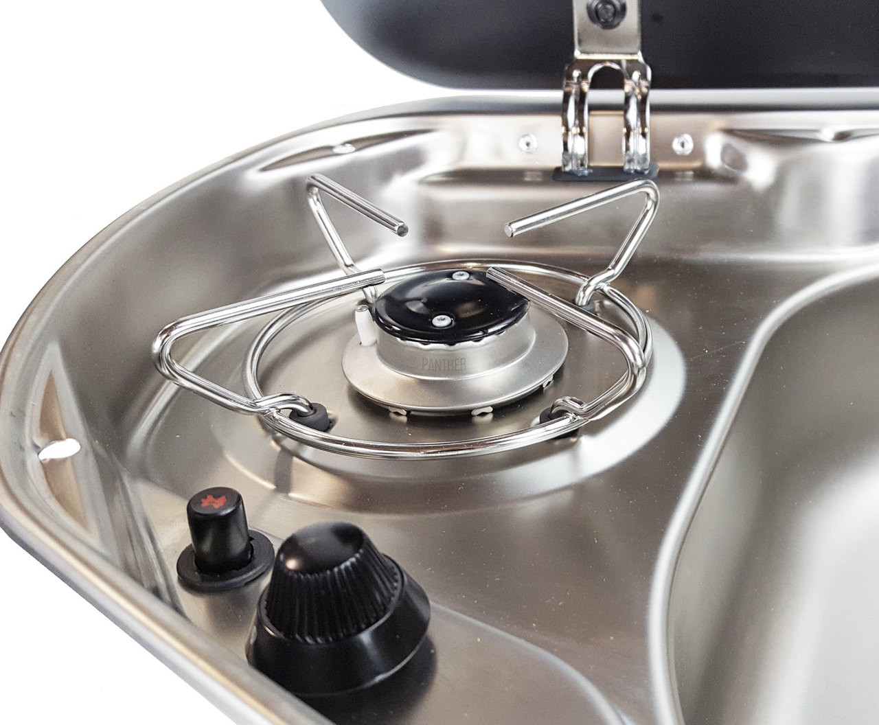 Smev Mo8821rus 1 Burner Rv Marine Propane Cooktop W Sink