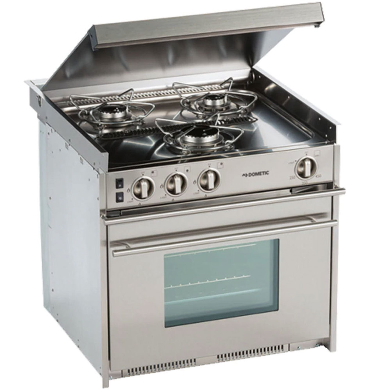 Dometic Cu 434 Propane 3 Burner Stainless Steel Stove Oven