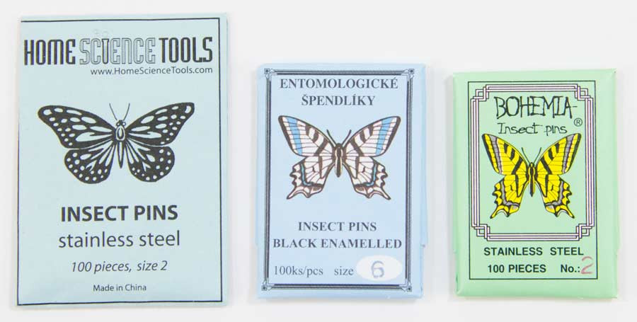 Insect Pins sizes 0-6
