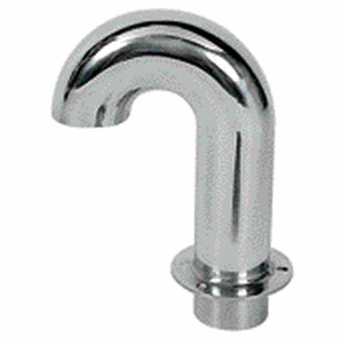 Cable Outlet Stainless Steel Swan Neck Vent 77 x 167mm - Boat Electricals