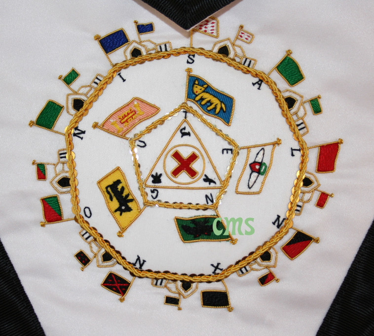 Scottish Rite 32nd Degree Apron V - Masonic Supply Shop