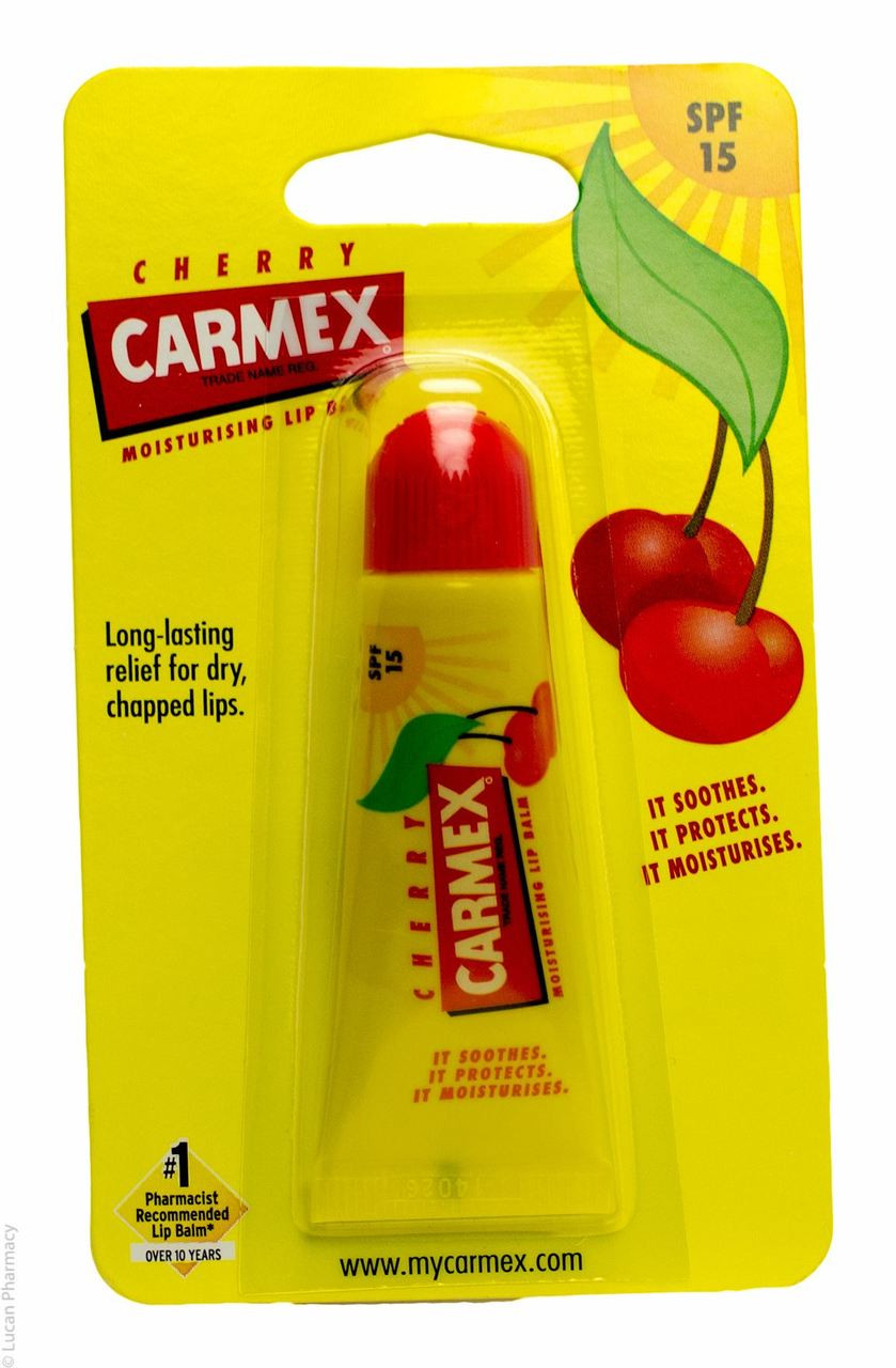 Carmex® Cherry Lip Balm Tube - 10g - Lucan Village Pharmacy