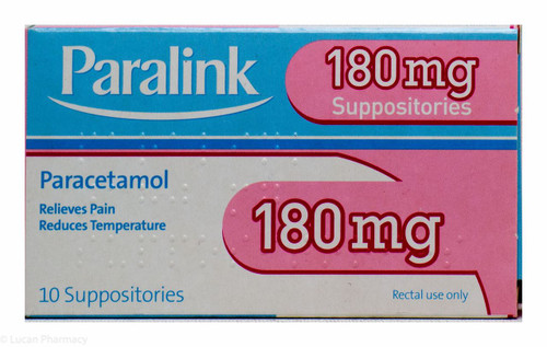 Paralink – 180mg Paracetamol Suppositories – 10 Suppositories #P ...