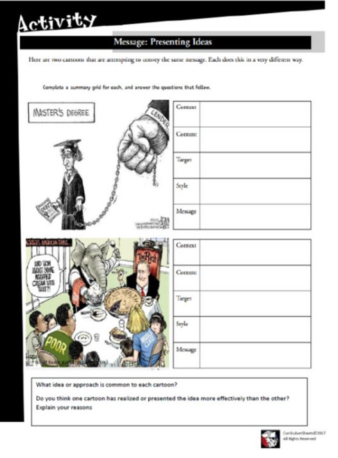 Political Cartoons (Teaching Students to Analyze Political Cartoons ...