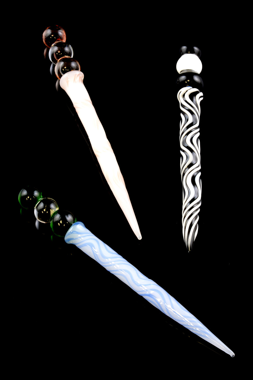 Colored Glass Wand Dab Tool - M0239