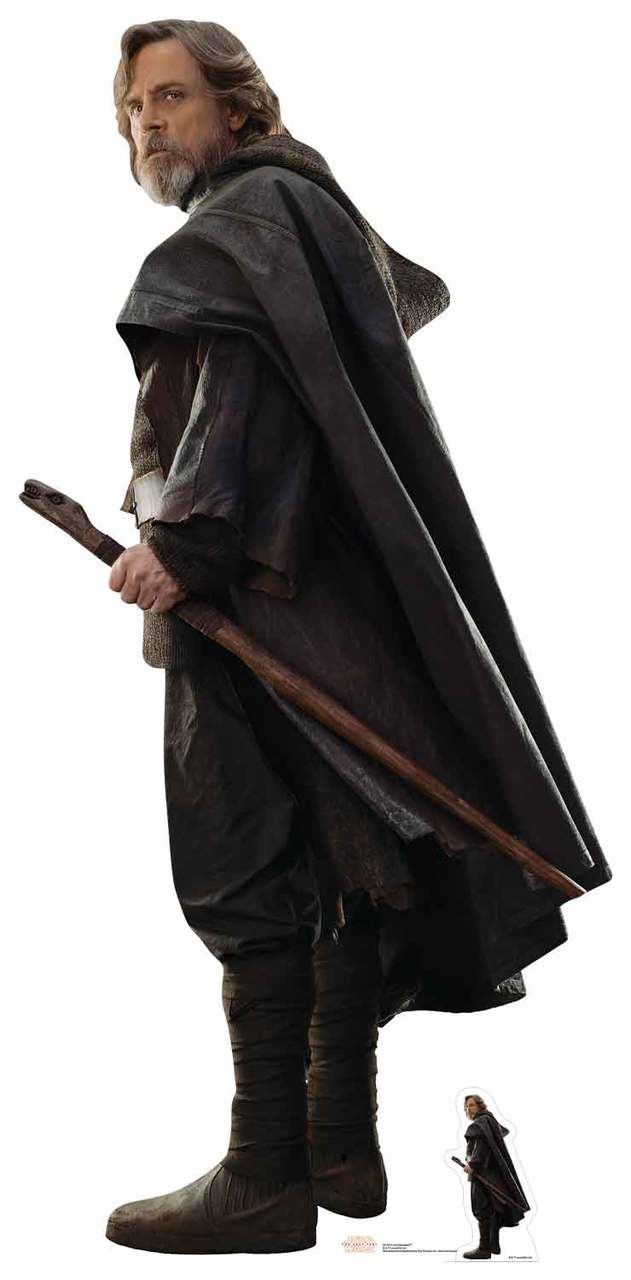 Luke Skywalker The Last Jedi Lifesize Cardboard Cutout