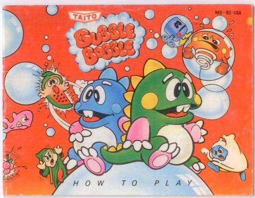 Manual Bubble Bobble Nintendo NES Instructions For Sale | DKOldies