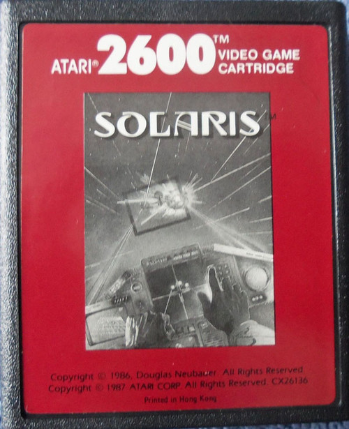 Solaris Atari 2600 Game For Sale | DKOldies