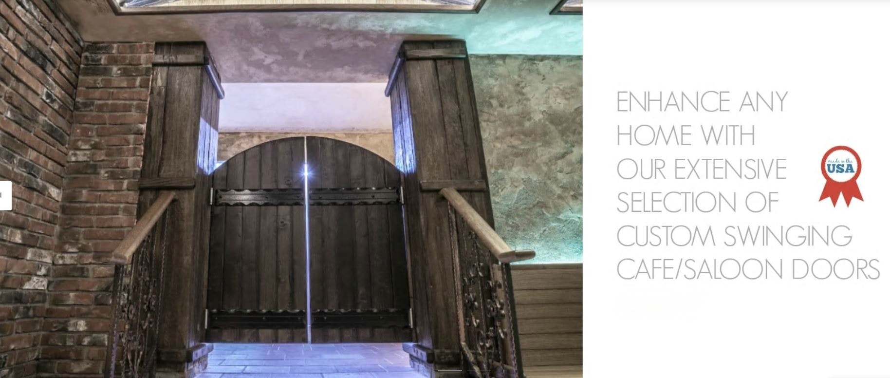 Swinging Cafe Doors | Saloon Doors | Custom Sizes & Unique Styles