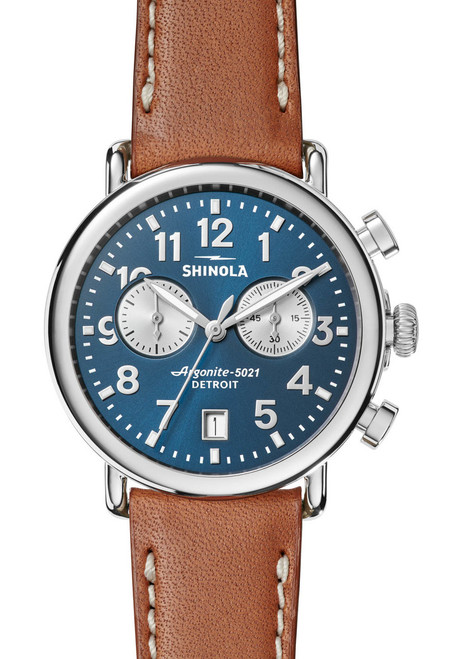 Shinola Runwell Chronograph Tan | Watches.com Shinola Runwell Chronograph Tan | Watches.com
