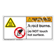 Burn Hazard Labels | Caution, Warning & Danger Labels | Clarion Safety ...