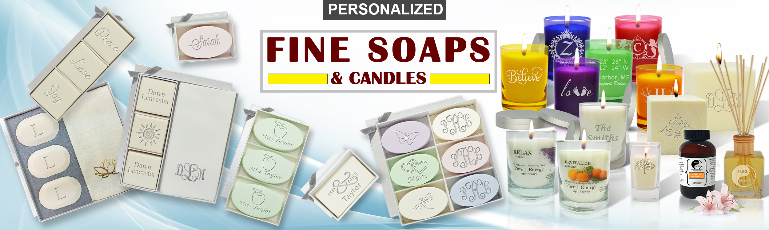 Personalized Gifts, Unique Gifts, Monogrammed Soaps, Candles, Cutting ...